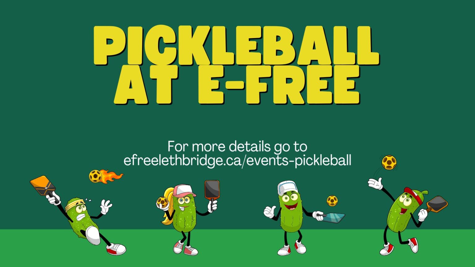 Pickleball at E-Free – E-Free Lethbridge